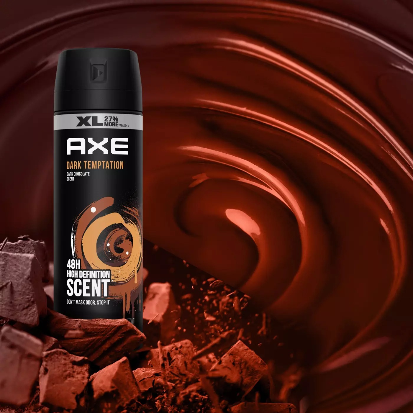 AXE Dark Temptation Body Spray for Men, 150 ml - JUJO.LK